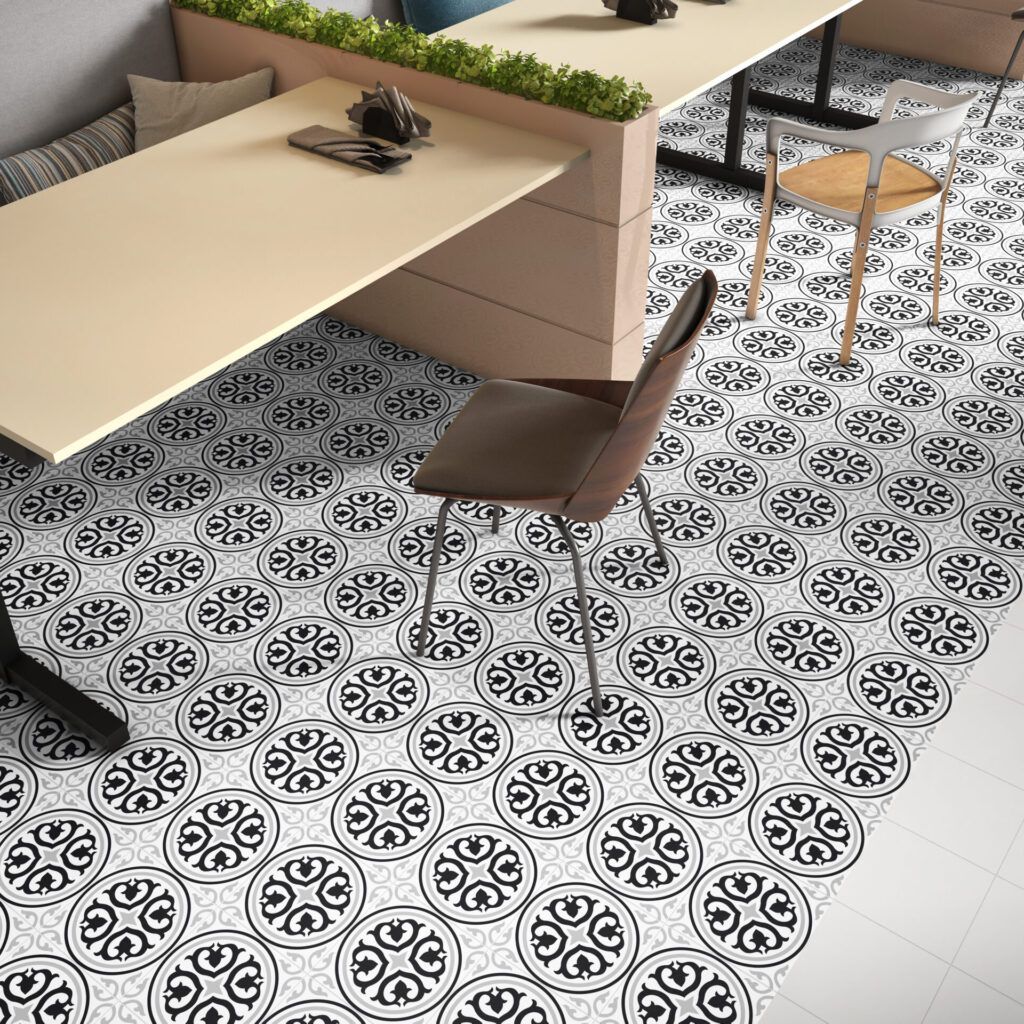 Vittoria Antique Black Matt Porcelain Tile - Luxura Stone