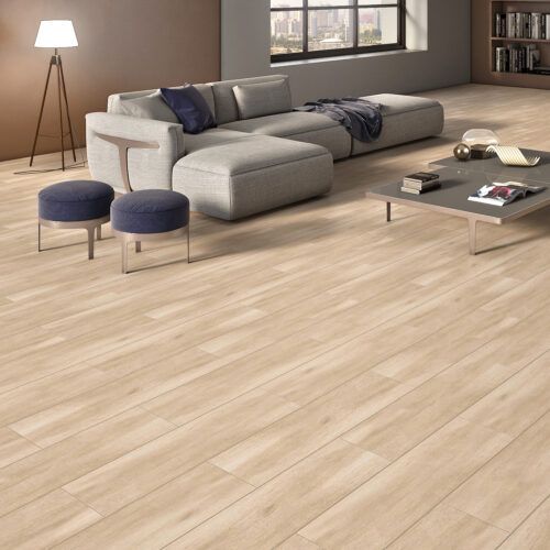 Albero Beige Wood Effect Porcelain Tile - Luxura Stone